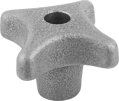 KIPP - Free CAD models - Palm grips DIN 6335, grey cast iron, Form B ...