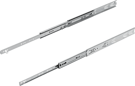 KIPP - Free CAD models - Telescopic slides, steelfor surface mounting ...