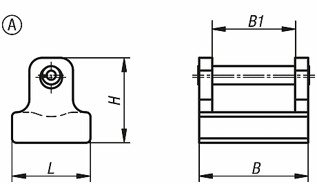 KIPP - Fichiers CAO gratuits - Patins pour bride de serrage, forme A ...