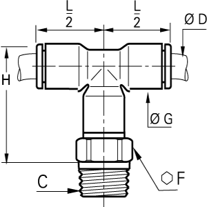 Parker Legris Connectic Low Pressure - Free CAD models - STUD BRANCH ...