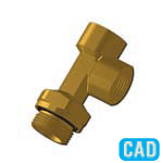 Parker Legris Connectic 乐可利集团 - 免费 CAD 模型 - MRO8 - FEMALE RUN TEE MALE ...