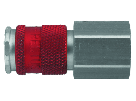 Parker Rectus - Free CAD models - Coupler with valve, Female Thread ...