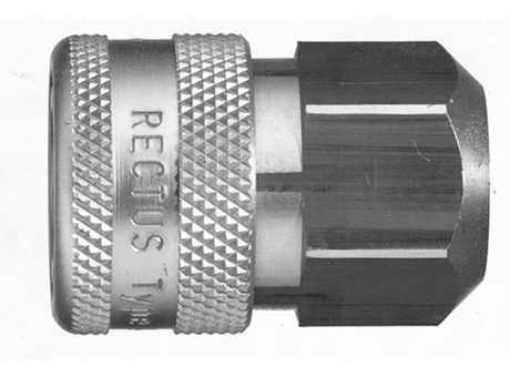 Parker Rectus - Free CAD models - Coupler with valve, Female Thread ...