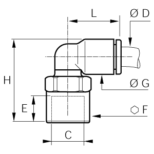 Parker Legris Connectic Low Pressure - Free CAD models - 3192 - FEMALE ...