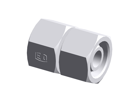 Parker - Free CAD models - Hydraulic fitting with cutting ring 24 ...
