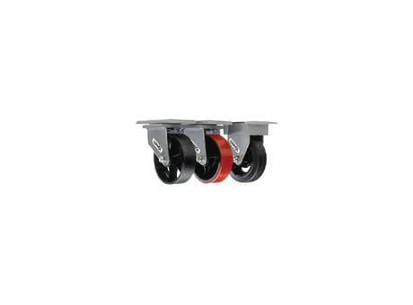 LEMCOL - 免费 CAD 模型 - CASTORS/INDUSTRIAL - V-GROOVE CAST IRON - Load ...