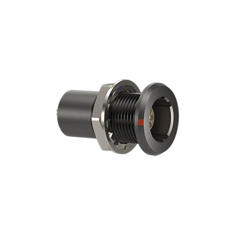 LEMO - Free CAD models - Fixed receptacle, nut fixing (front panel ...