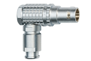 LEMO - Free CAD models - Elbow plug, cable collet and nut for fitting a ...