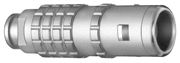 LEMO - 無料のCADモデル - Straight plug, cable collet and nut for fitting a ...