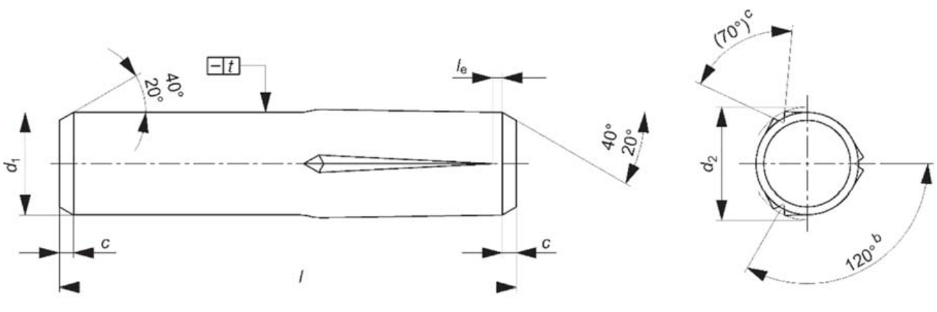 LGC industries - Free CAD models - Grooved pin ISO 8741 | ≈ DIN 1474 ...