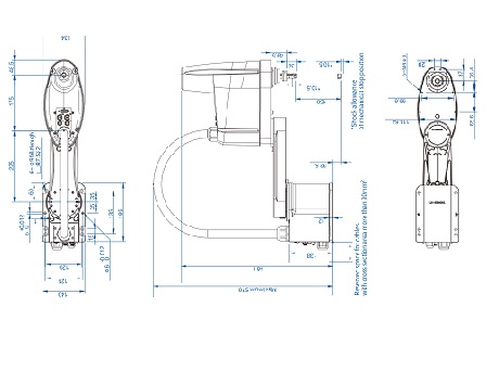 Suzhou Linkhou Robot - Kostenlose CAD Modelle - SCARA robot TM3-R400 ...
