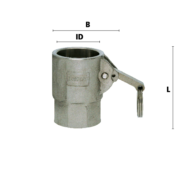 LÜDECKE GmbH - Free CAD models - Couplings with female thread and ...
