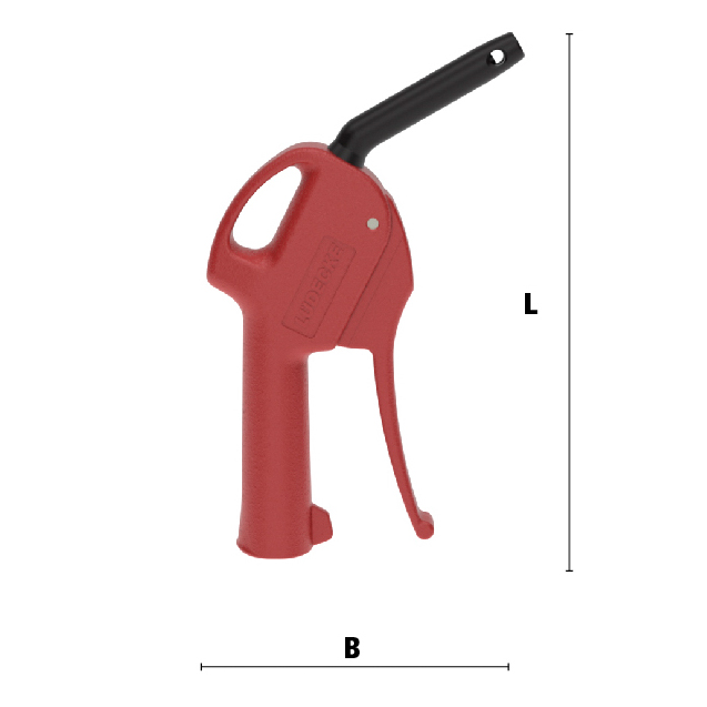 LÜDECKE GmbH - Free CAD models - Compressed Air Blow-off Guns made of ...
