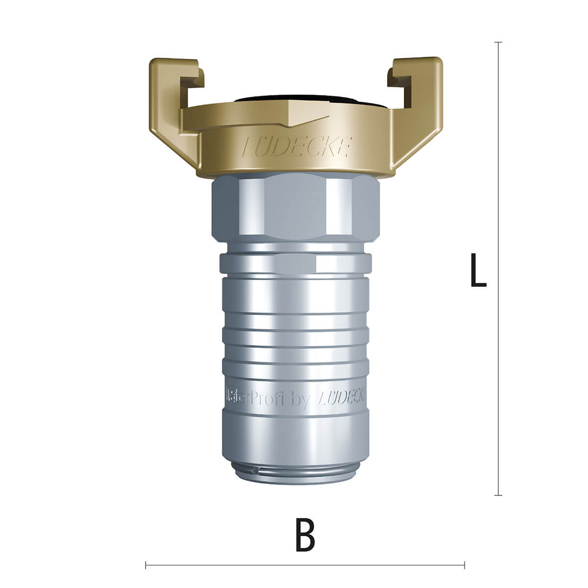 LÜDECKE GmbH - Archivos CAD gratuitos - System Adapter Claw Coupling - Quick Connect Coupling ...