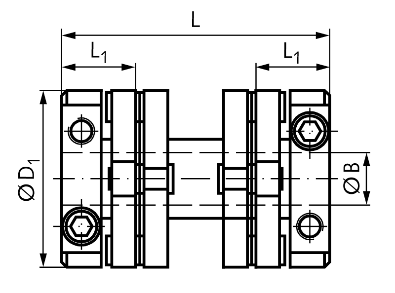 MÄDLER GmbH - Free CAD models - Membrane Couplings, Clamp Style MEM ...