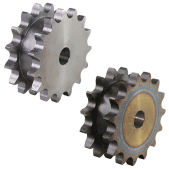 MÄDLER GmbH - Free CAD models - Double-Sprockets ZRE and ZREG for two Single-Strand Roller ...