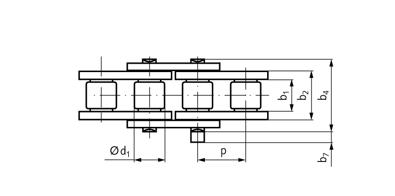 MÄDLER GmbH - Free CAD models - Single-Strand Roller Chains Lambda DIN ...