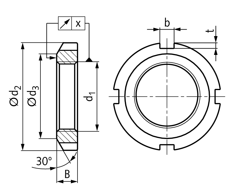 MÄDLER GmbH - Free CAD models - Locknuts DIN 981, Stainless Steel - TraceParts