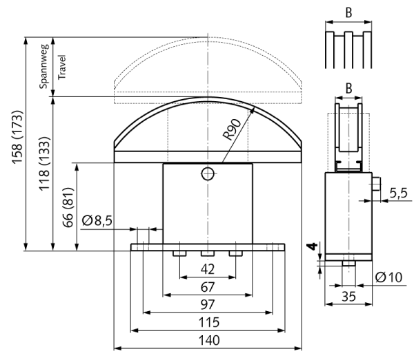 MÄDLER GmbH - Free CAD models - Chain Tensioners SPANN-BOX® Size 1, for ...