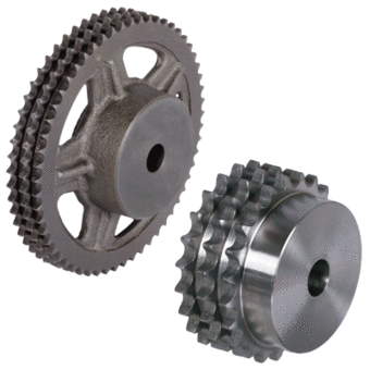 MÄDLER GmbH - Free CAD models - Triple-Strand Sprockets DRS with Hub, ISO 16 B-3 - TraceParts