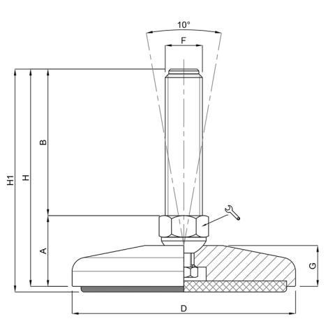 Martin Levelling Components - Free CAD models - Ø 120 – zinc-plated ...