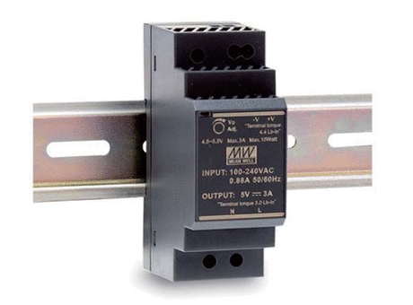 MEAN WELL - Free CAD models - AC/DC DIN Rail Power Supply - 30W Ultra ...