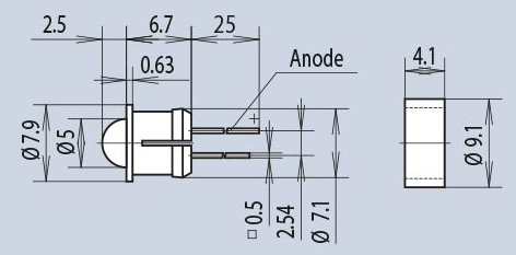MENTOR - Free CAD models - Indicator lamps ø5mm LEDs Plastic Holder ...