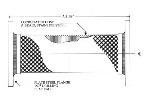 Metraflex Co. - Free CAD models - Stainless Steel Pump Connector MODEL ...