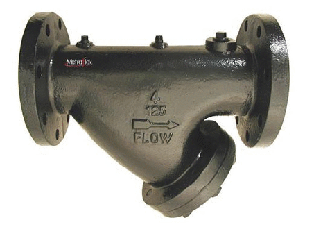 Metraflex Co. - Free CAD models - 250# Flanged Style TF2 "Y" Strainer ...