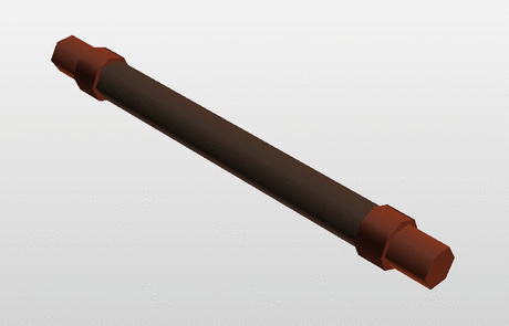 Metraflex Co. - Free CAD models - Flexible Connector for Gas Service ...