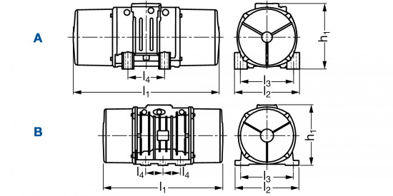 MICHAUD CHAILLY - 免费 CAD 模型 - MVSI 4P MOTOVIBRATEUR ÉLECTRIQUE MVSI 4 ...