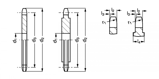 MICHAUD CHAILLY - Free CAD models - A1-04-04 DISQUE SIMPLE À CHAÎNE EN ...