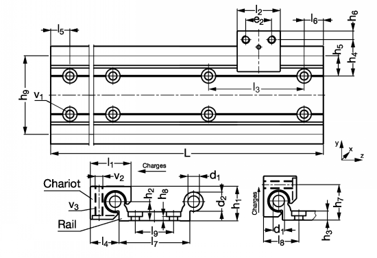 MICHAUD CHAILLY - Archivos CAD gratuitos - B25-GLRSC PATIN POUR GUIDAGE ...