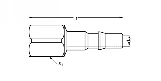 MICHAUD CHAILLY - Archivos CAD gratuitos - H70-01-C-F EMBOUT COUPLEUR ...