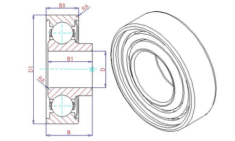 MRC Bearings - Kostenlose CAD Modelle - Speciality Bearings Felt Seal ...
