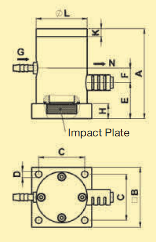 NETTER - Free CAD models - Pneumatic Linear Vibrators Series NTP ...