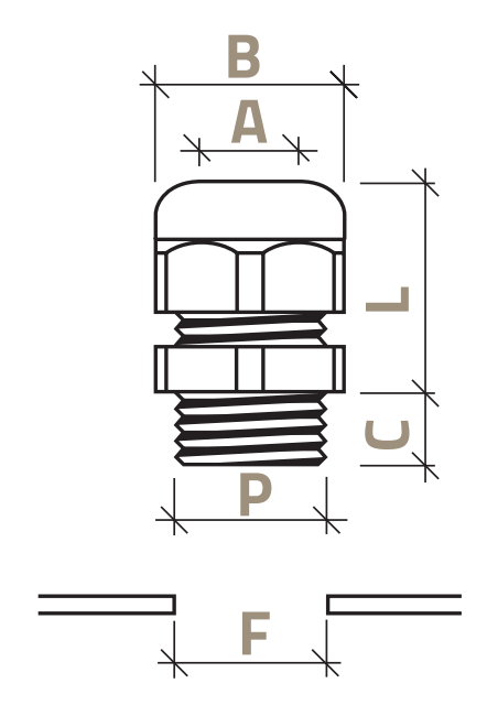 New Elfin - Free CAD models - Polyamide cable gland - TraceParts