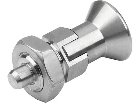 norelem - 無料のCADモデル - INDEXING PLUNGER, SHORT VERSION SIZE:2 D1=M12X1,5 ...