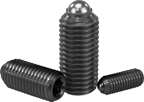 norelem - Free CAD models - Spring plungers with hexagon socket and ...