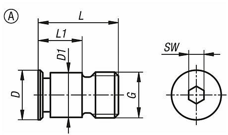 norelem - File CAD gratuiti - TAPPO DI PROTEZIONE CON ESAGONO INCASSATO ...