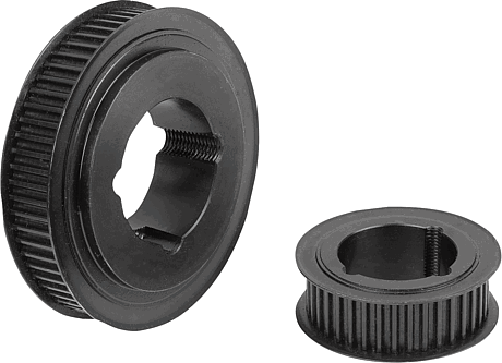 norelem - Free CAD models - Toothed pulleys profile HTD 5M, for ...