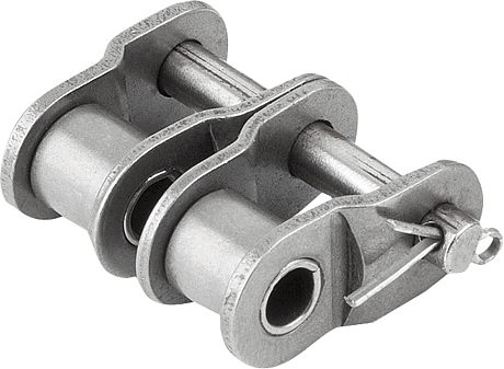 Connecting links duplex DIN ISO 606: 3D 模型 - SOLIDWORKS, Inventor ...