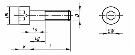 norelem - Modelos CAD gratuitos - Socket head screws, DIN EN ISO 4762 ...