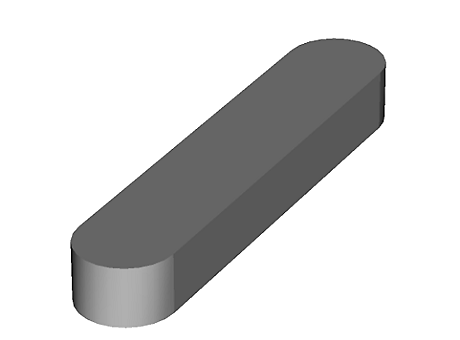 nosta - Free CAD models - Parallel Keys - Type A, round-ended - TraceParts