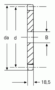 NOZAG - Free CAD models - Sprockets, 20B-1 - TraceParts
