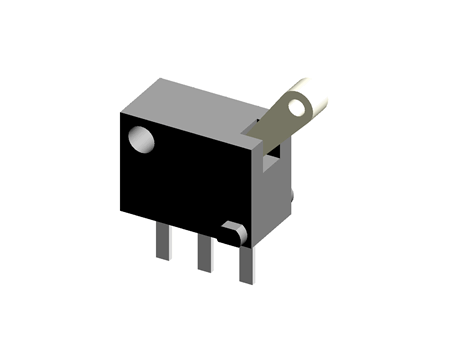 OMRON - Free CAD models - Ultra Subminiature Basic Switch (Non-Sealed ...