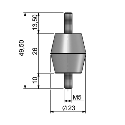 OSKAR - Free CAD models - Insulator (M5) - TraceParts