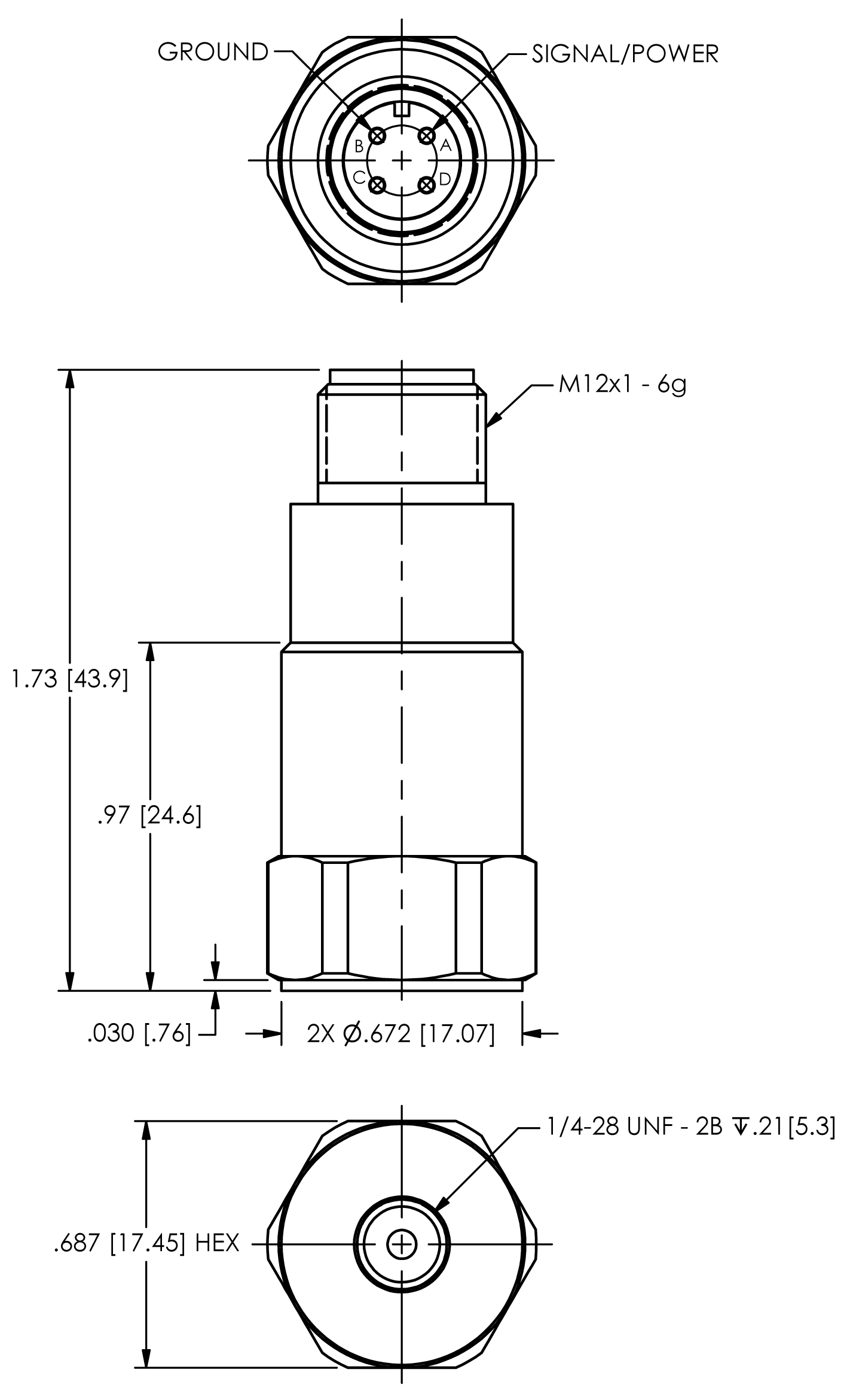 PCB Piezotronics - Fichiers CAO gratuits - piezoelectric accelerometer ...