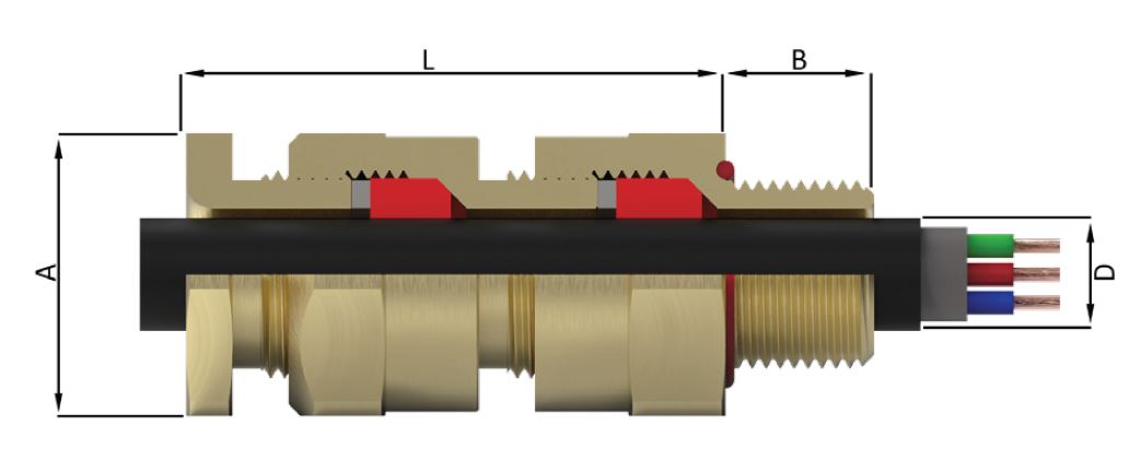 PEPPERS CABLE GLANDS LIMITED - Archivos CAD gratuitos - Product Type A ...