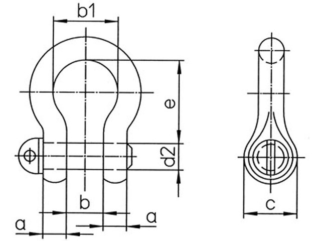 pewag - Free CAD models - GSCHW Shackles - TraceParts